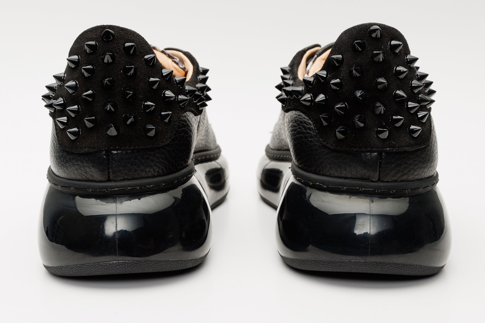 The Venezia Black Leather Women Sneaker – Vinci Leather Shoes