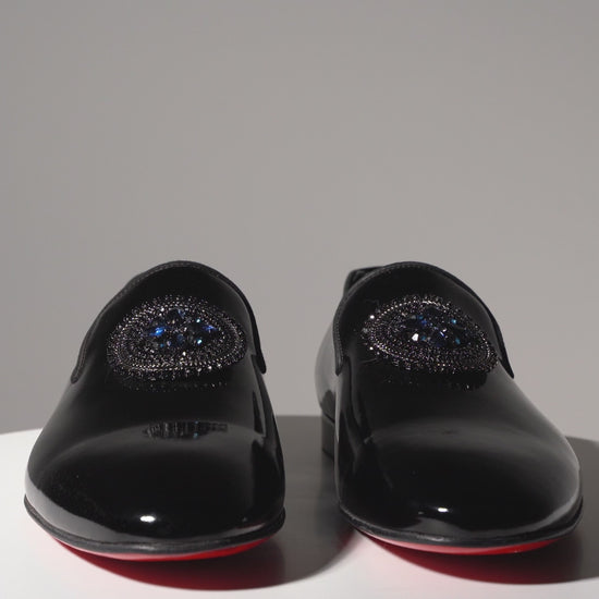 The Pombe Black Patent Leather Dress Slip-on Loafer Men Shoe – Vinci ...